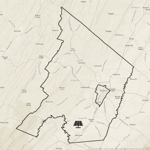 Foxglove Solar in Frederick County, Virginia